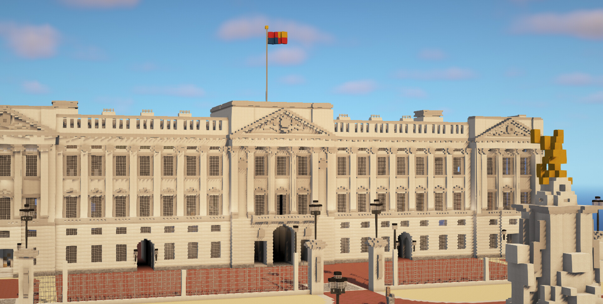 Buckingham palace, London (unfinished) - update Minecraft Map