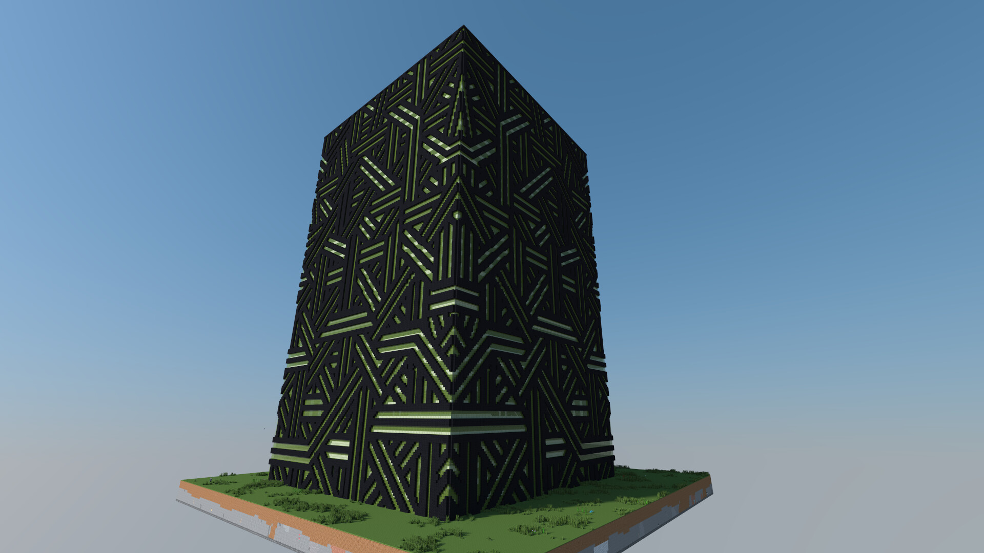 Green skyscraper Minecraft Map