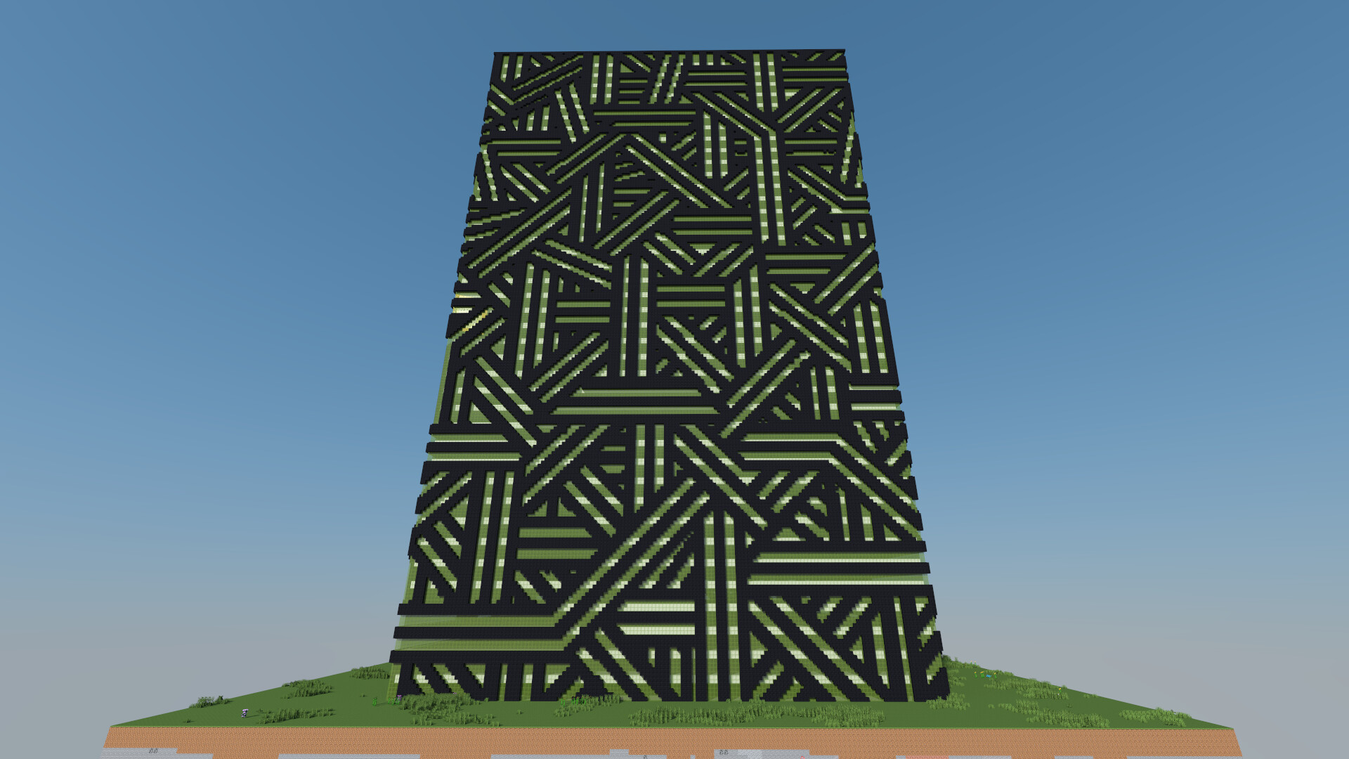 Green skyscraper Minecraft Map