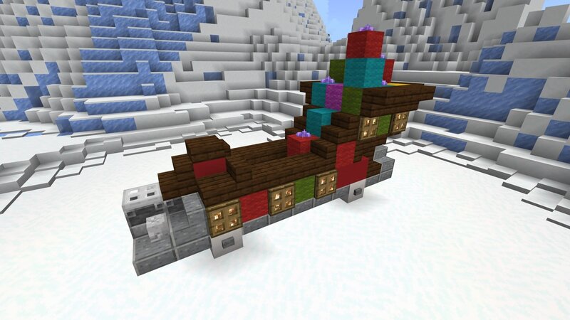 Minecraft Corvega Santa Sleigh! Minecraft Map