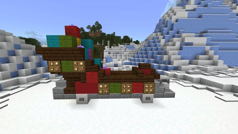 Minecraft Corvega Santa Sleigh! Minecraft Map