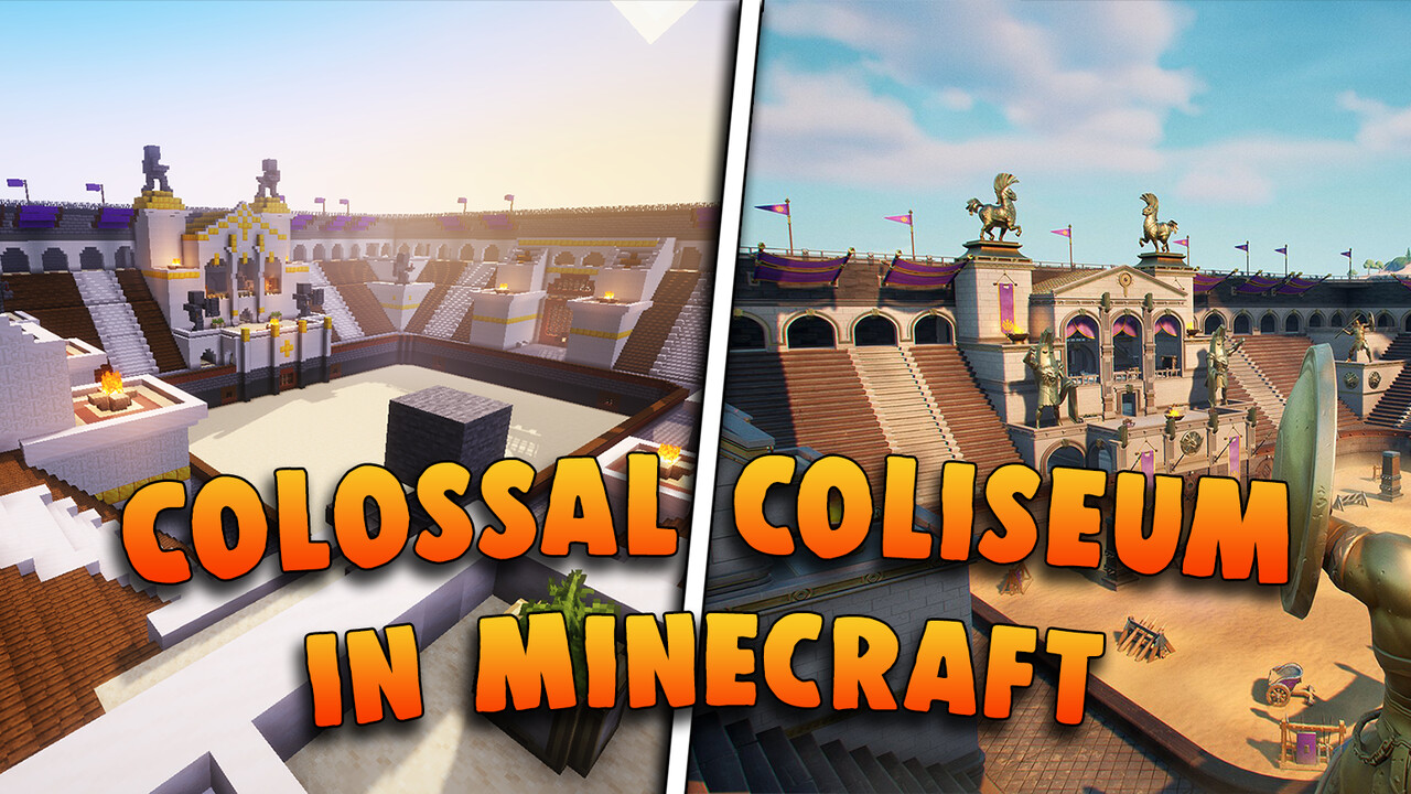 Fortnite - Colossal Coliseum Minecraft Map