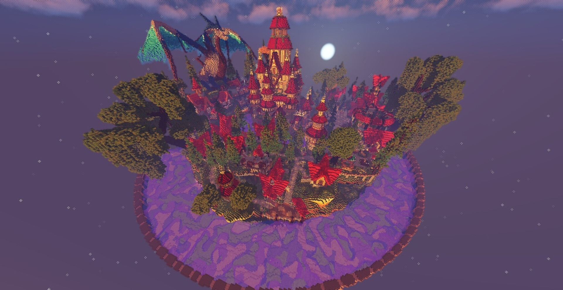 Spawn for sky block mode Minecraft Map