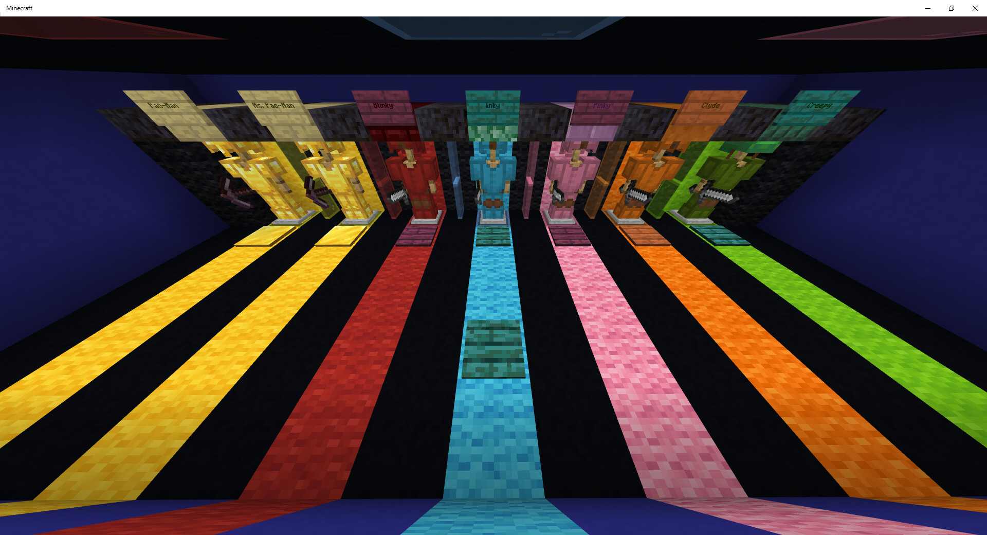 Pac-Man Minecraft Map