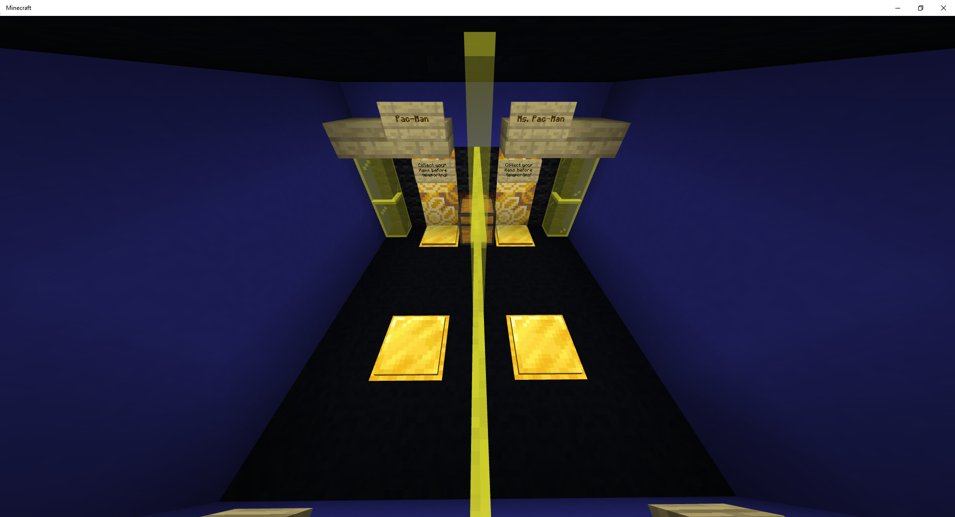 Pac-Man Minecraft Map