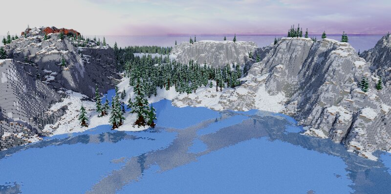 Winter Hunger games map (1.5k x 1.5k) Custom worldpainter world ...