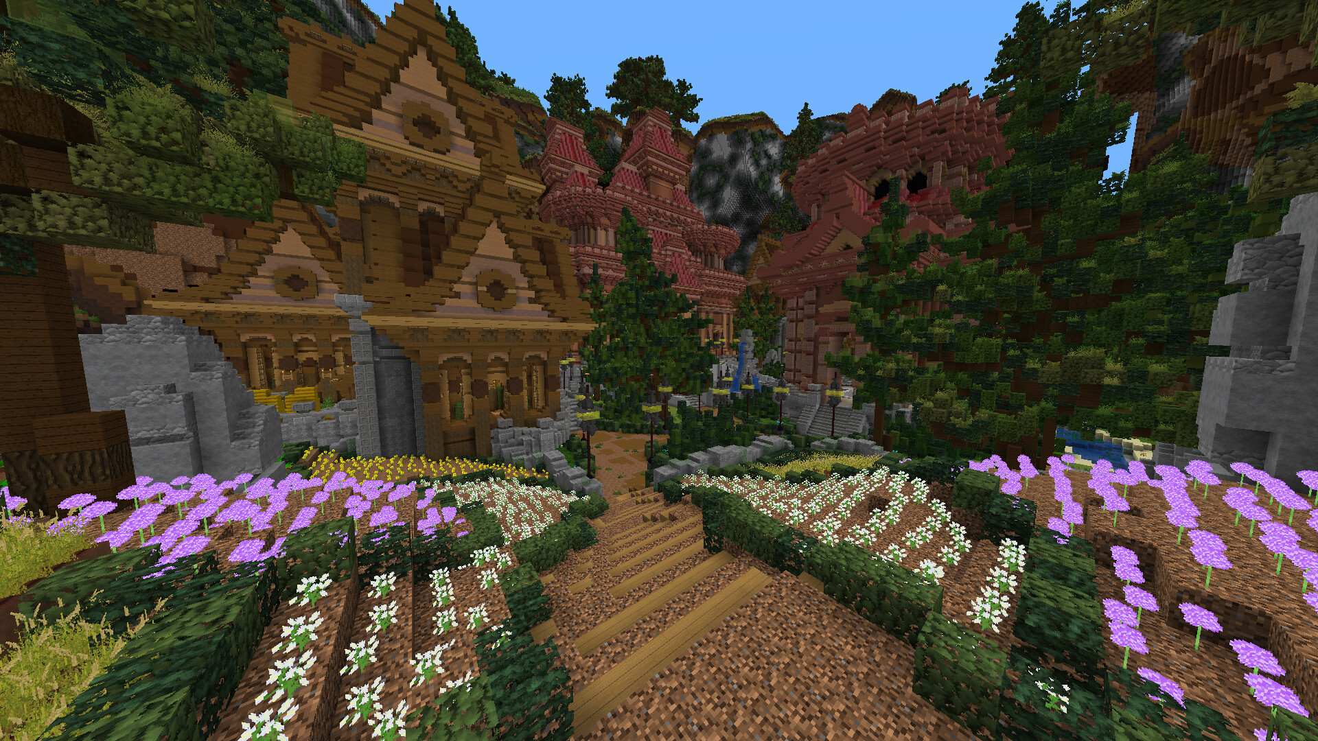 Village Server Hub Minecraft Map