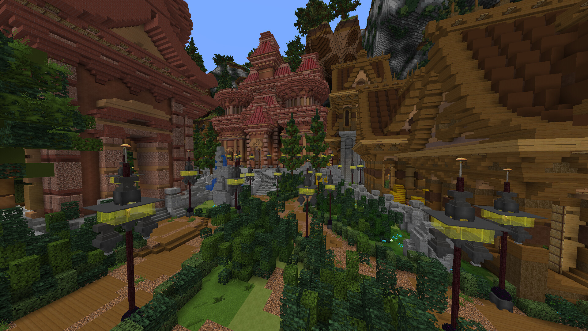 Village Server Hub Minecraft Map