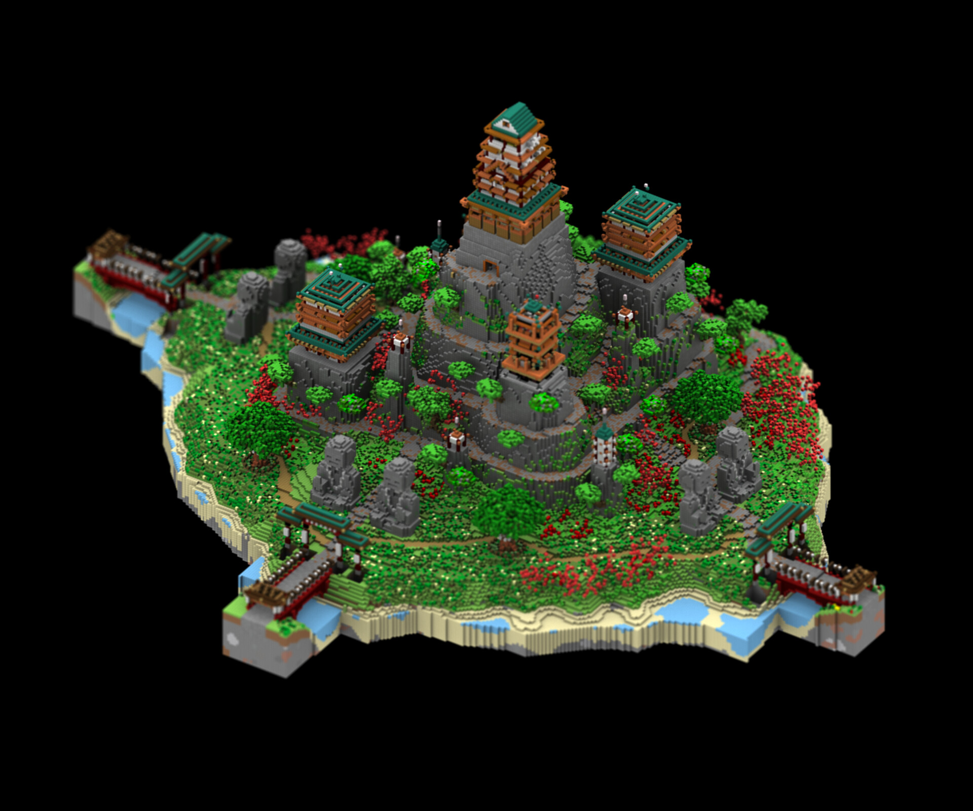 Recinto de buda Deimos (ONLY PICTURES) Minecraft Map