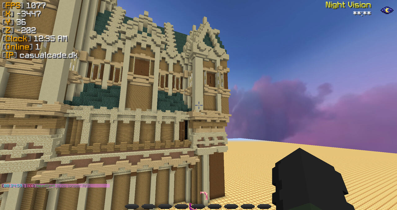 Complicated "Hypixel" themed house Minecraft Map