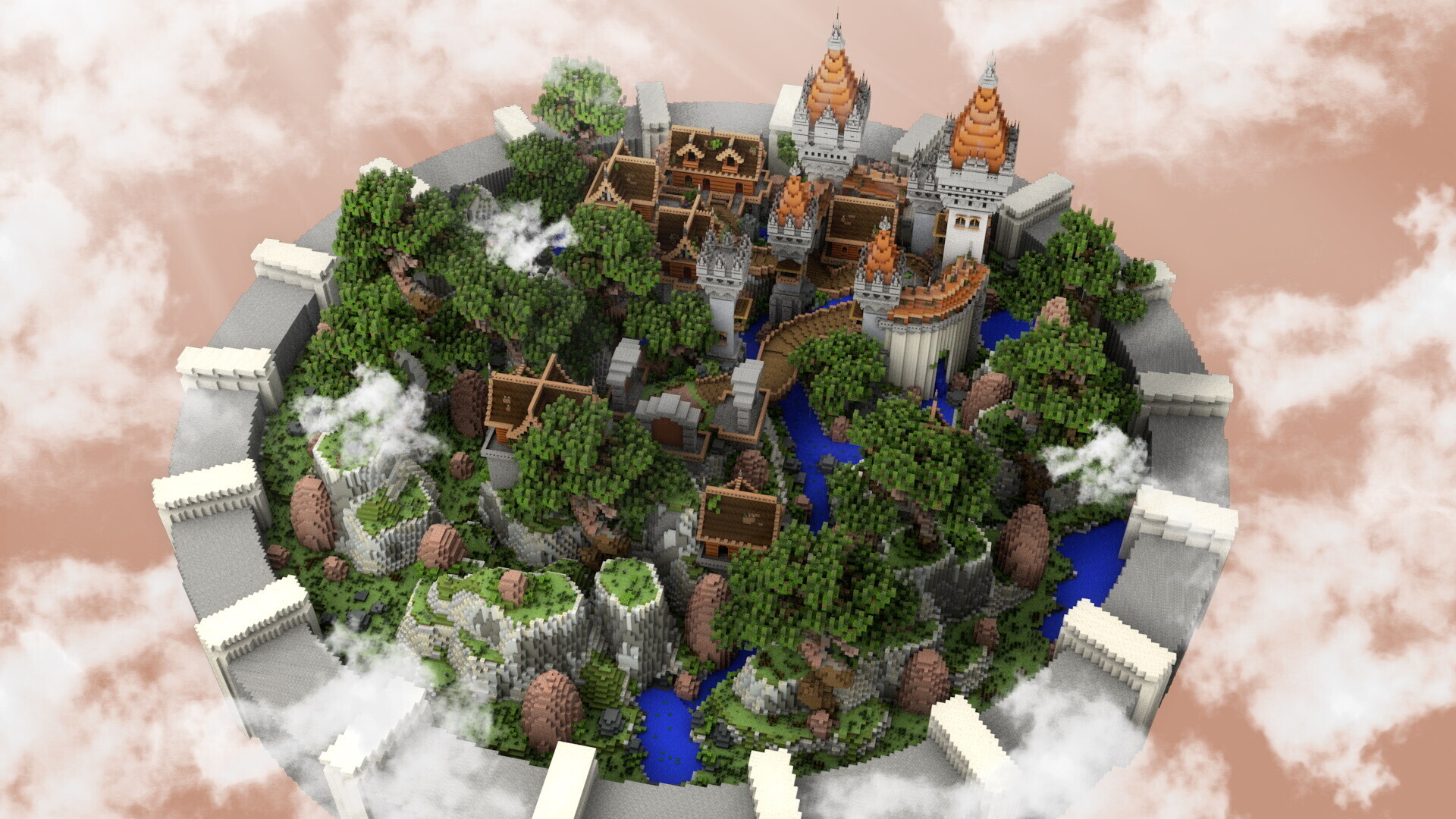 Lobby / Hub Minecraft 250 × 250 Minecraft Map
