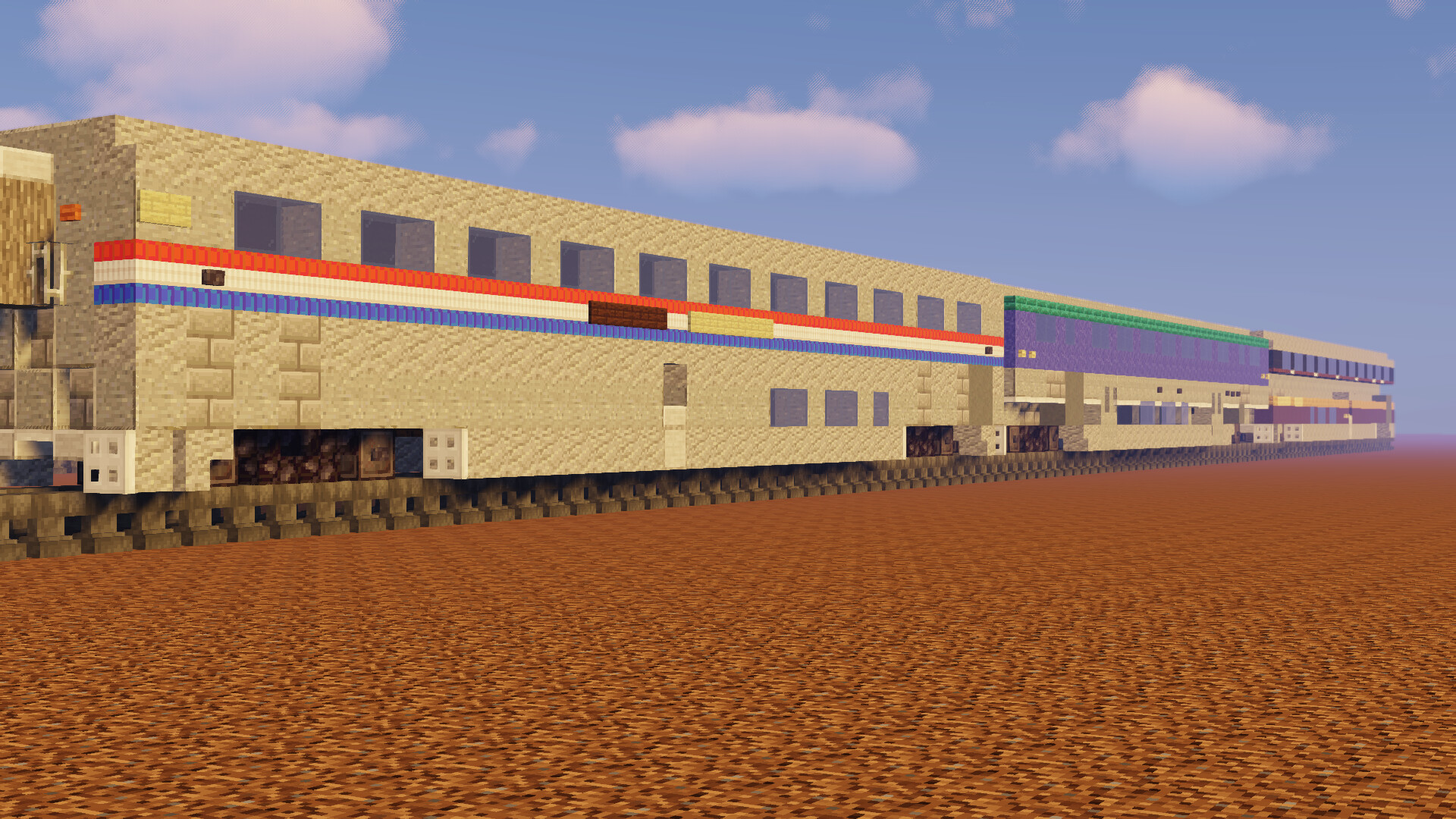 Amtrak - Superliner, Pacific Surfliner, California Car Minecraft Map