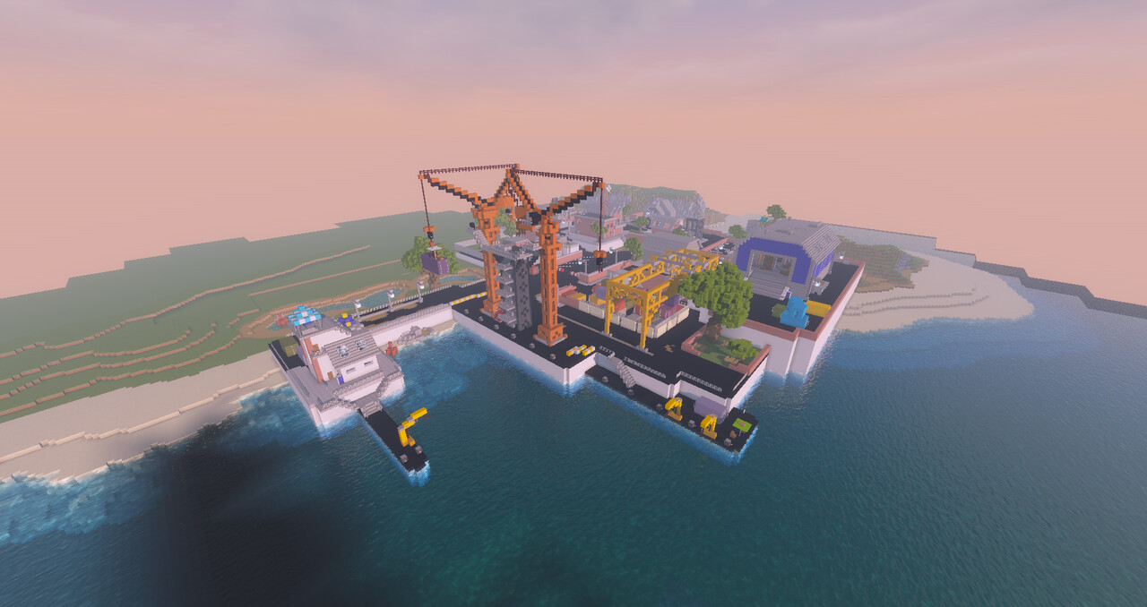 Fortnite - Dirty Docks Minecraft Map