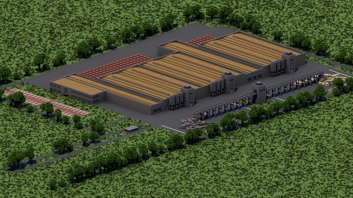 Brick factory Minecraft Map