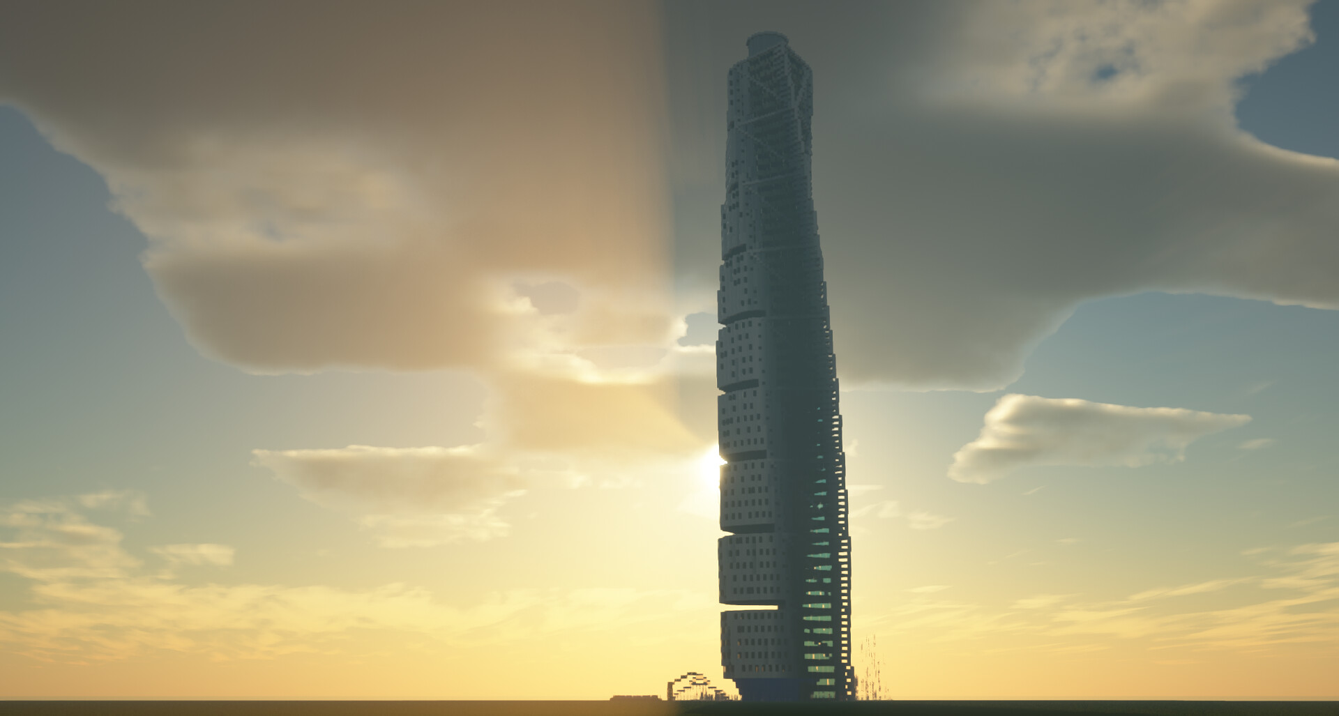 Turning Torso 1.25:1 Minecraft Map