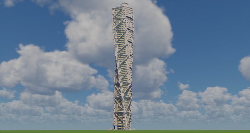 Turning Torso 1.25:1 Minecraft Map