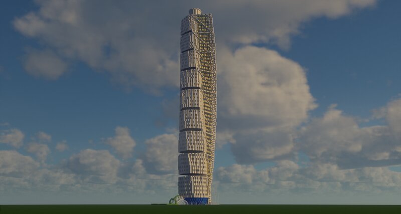 Turning Torso 1.25:1 Minecraft Map