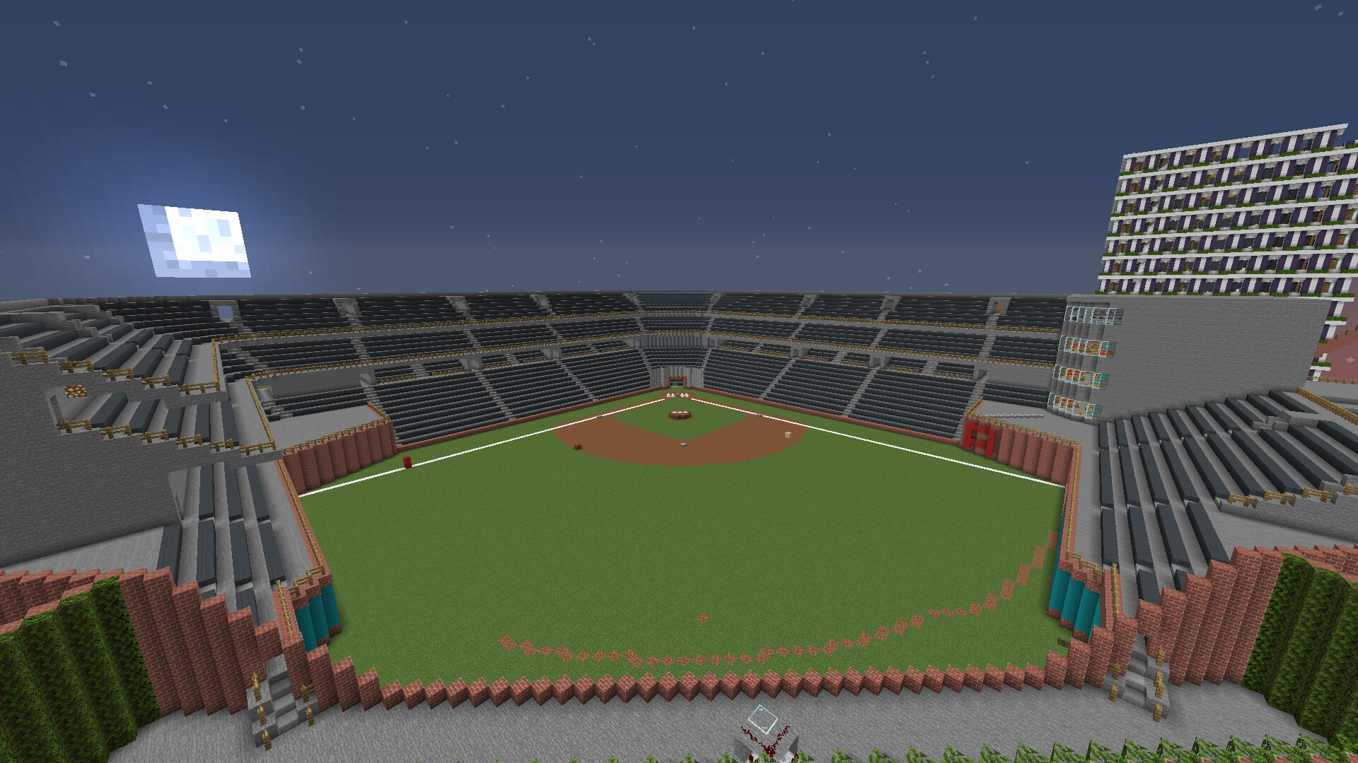 My Favorite Basketball stadium/My only baseball stadium Minecraft Map