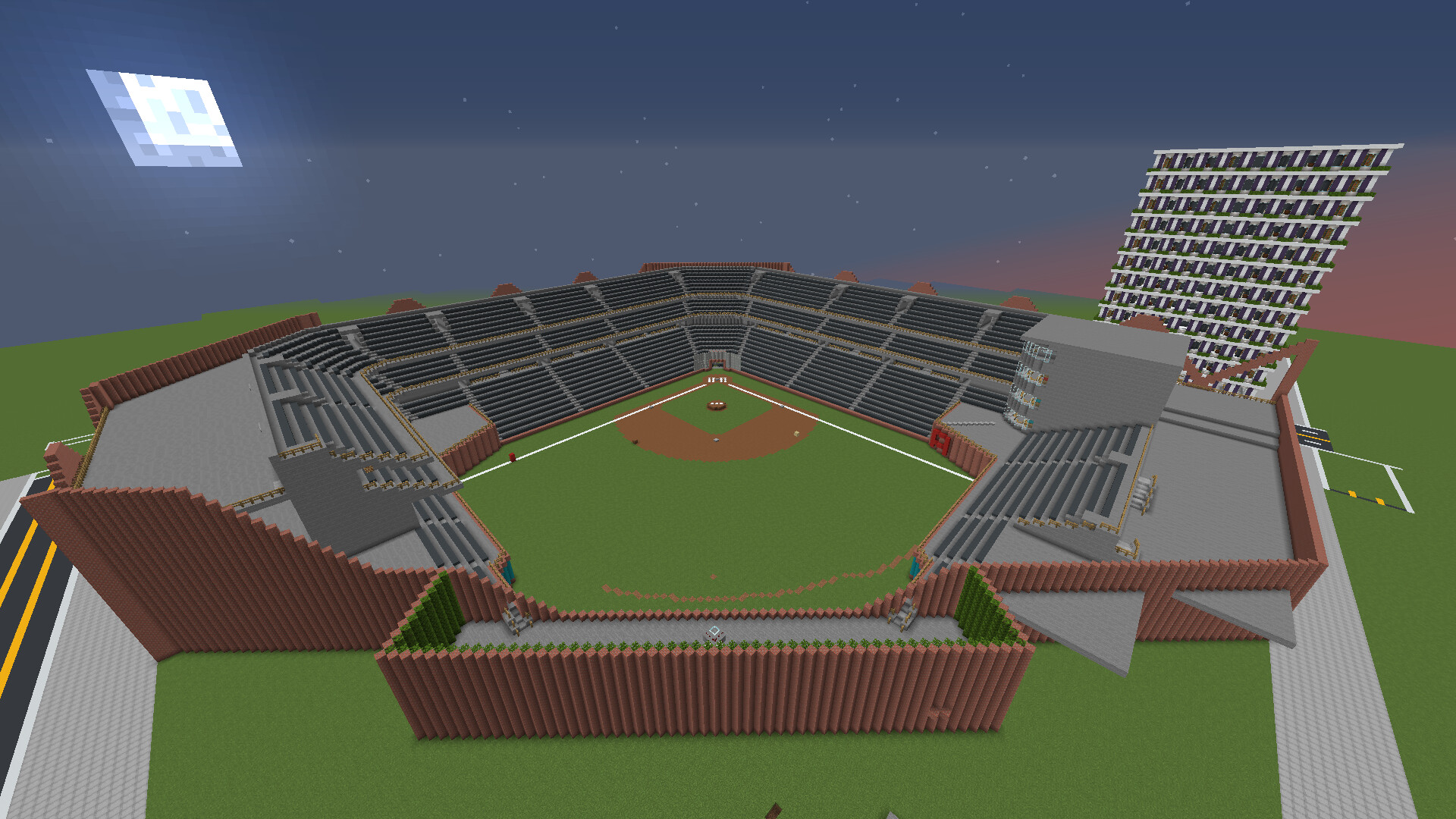 My Favorite Basketball stadium/My only baseball stadium Minecraft Map