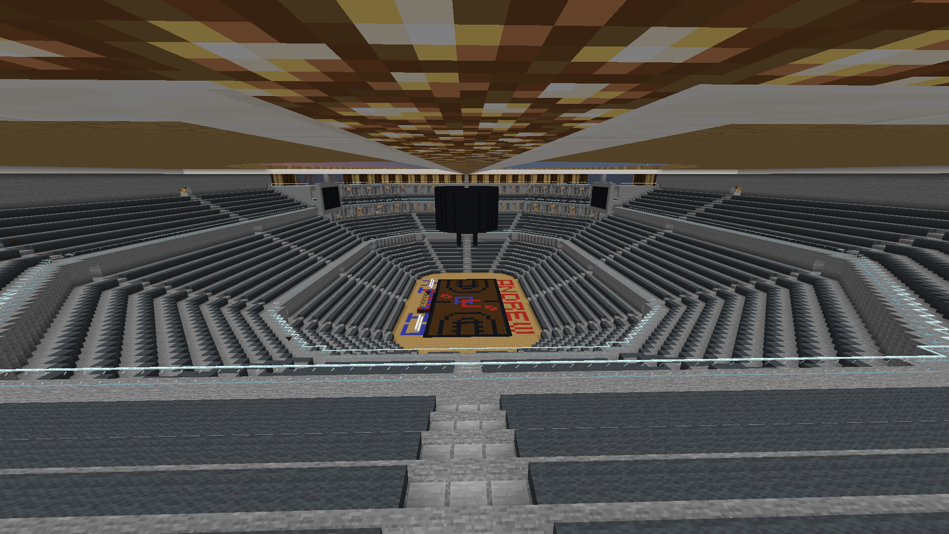 My Favorite Basketball stadium/My only baseball stadium Minecraft Map