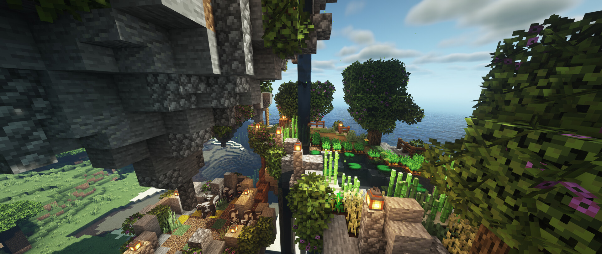 Floating Island Base Minecraft Map