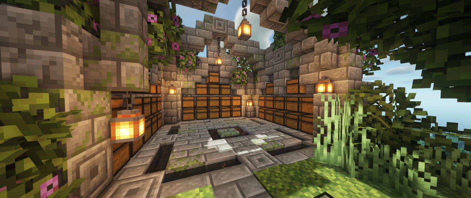 Floating Island Base Minecraft Map