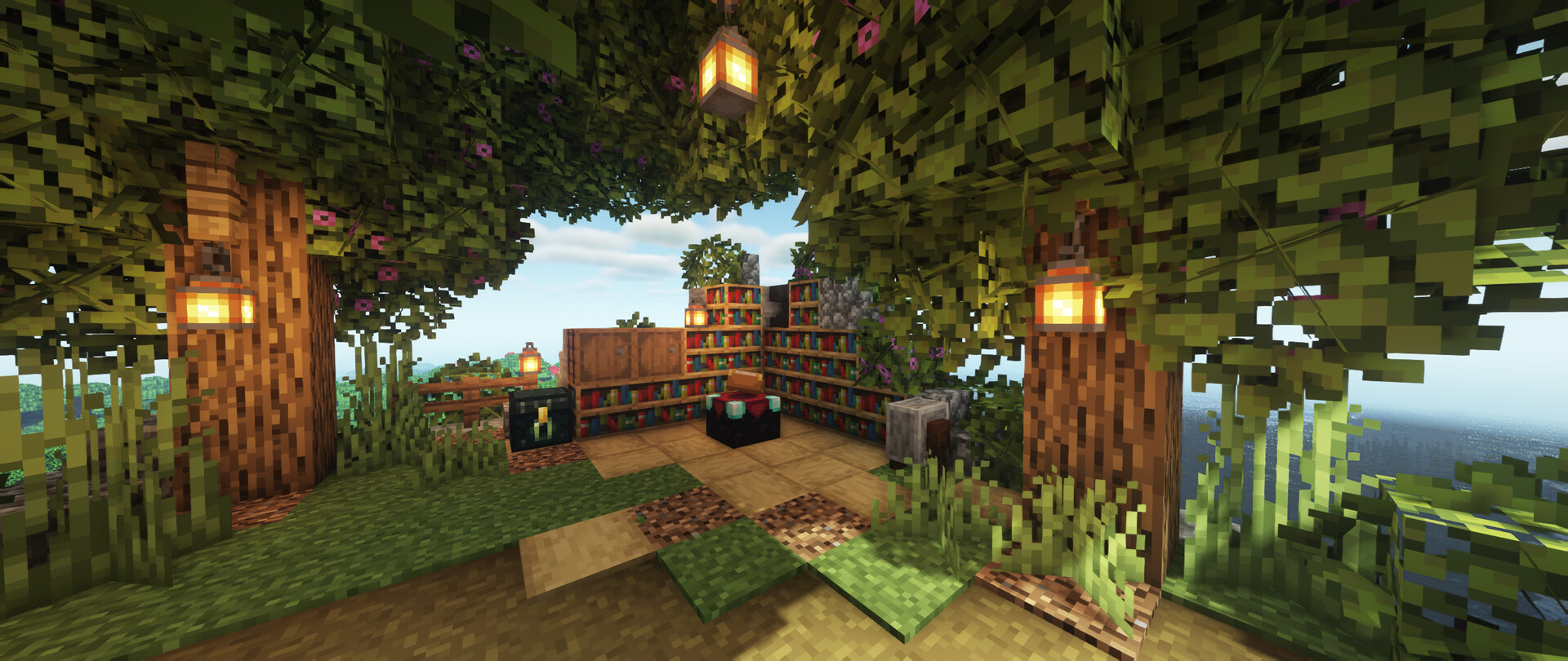 Floating Island Base Minecraft Map