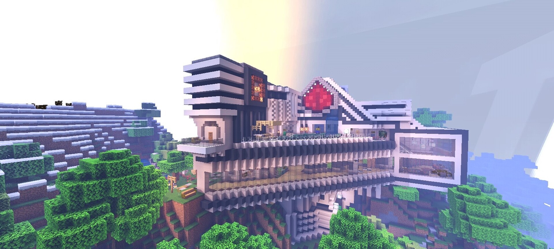 Map redstone valley house viral/ +shader 🌺🌺💞💞💞💞 Minecraft Map