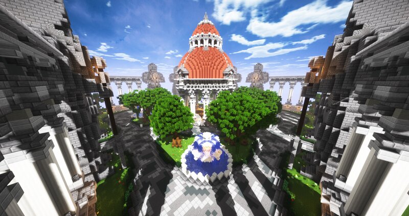 HCF Spawn Greek Theme Minecraft Map