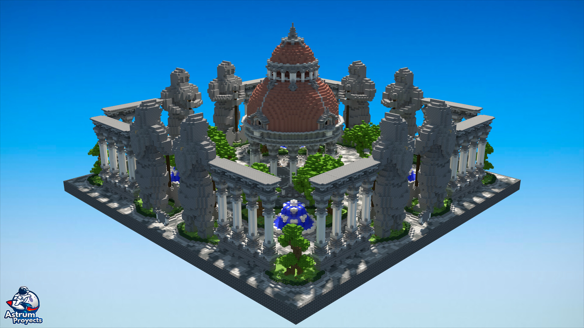 HCF Spawn Greek Theme Minecraft Map