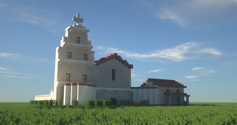 San Diego de Alcalá - Mission Church American Latino Minecraft Map