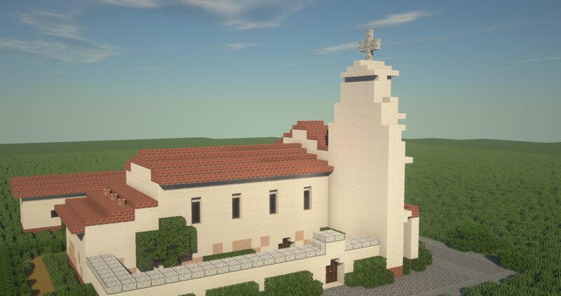 San Diego de Alcalá - Mission Church American Latino Minecraft Map