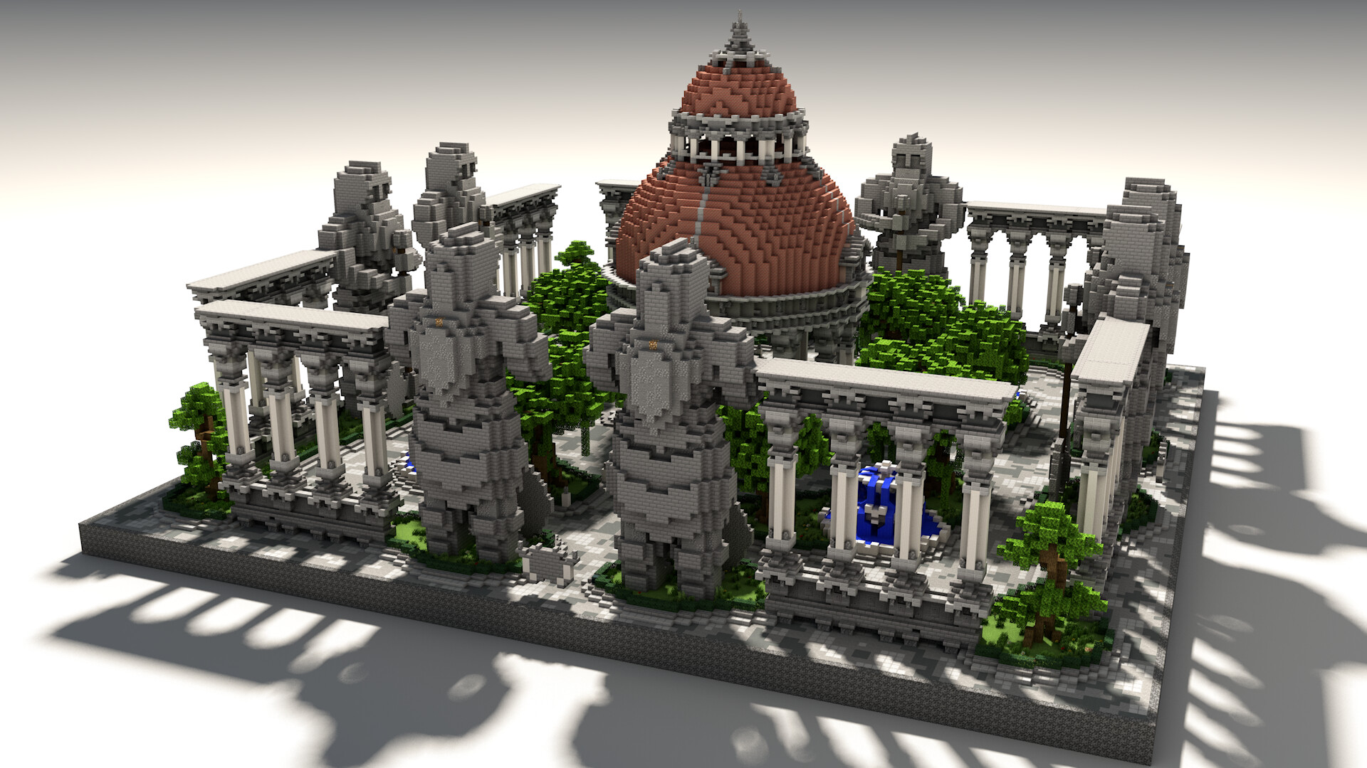 HCF Spawn Greek Theme Minecraft Map