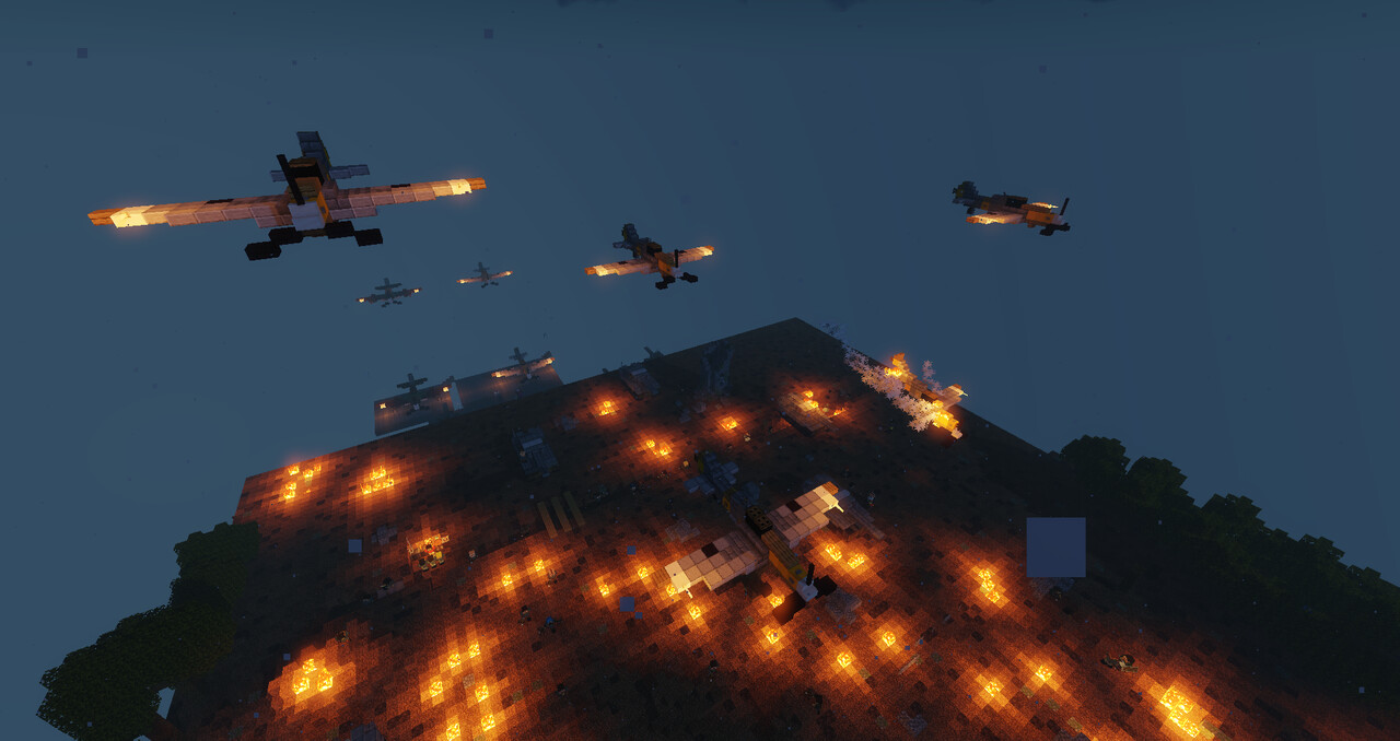 WW II Battlefield Diorama Minecraft Map