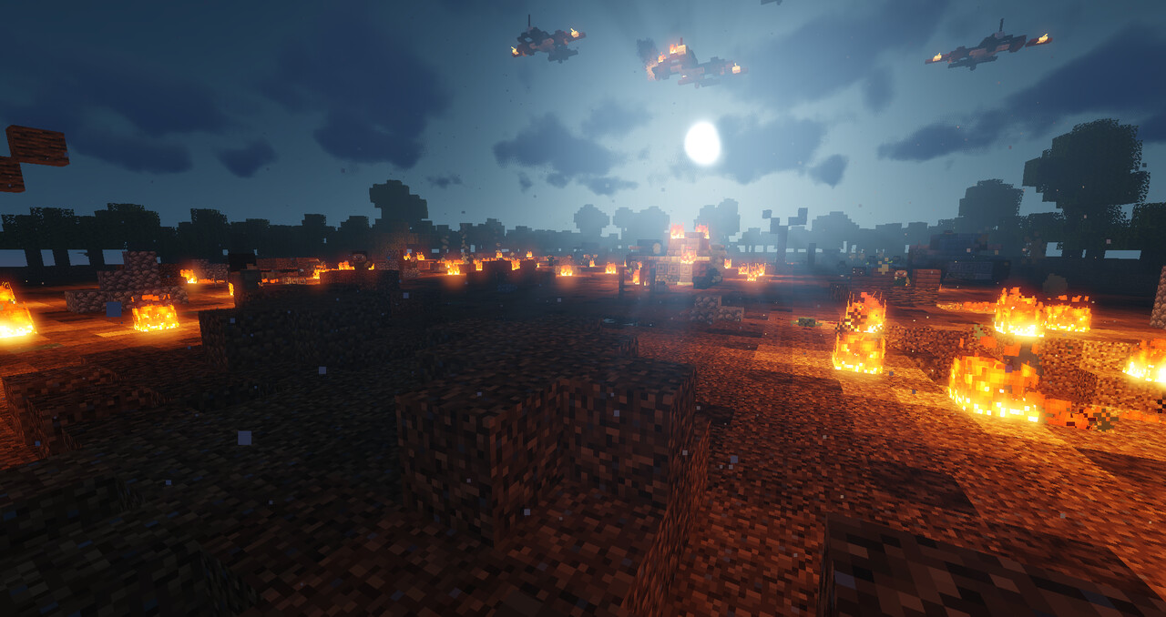 WW II Battlefield Diorama Minecraft Map