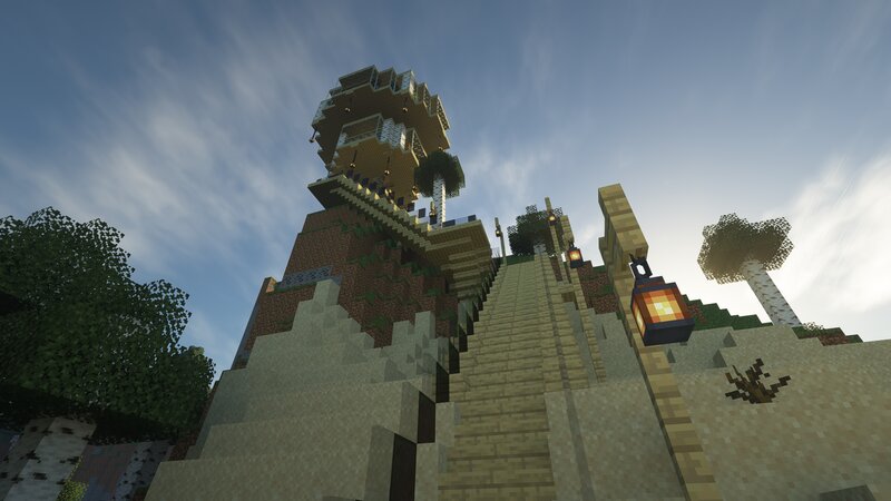 Beautiful Birch House Minecraft Map