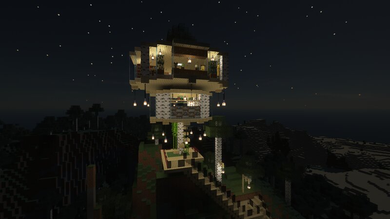 Beautiful Birch House Minecraft Map