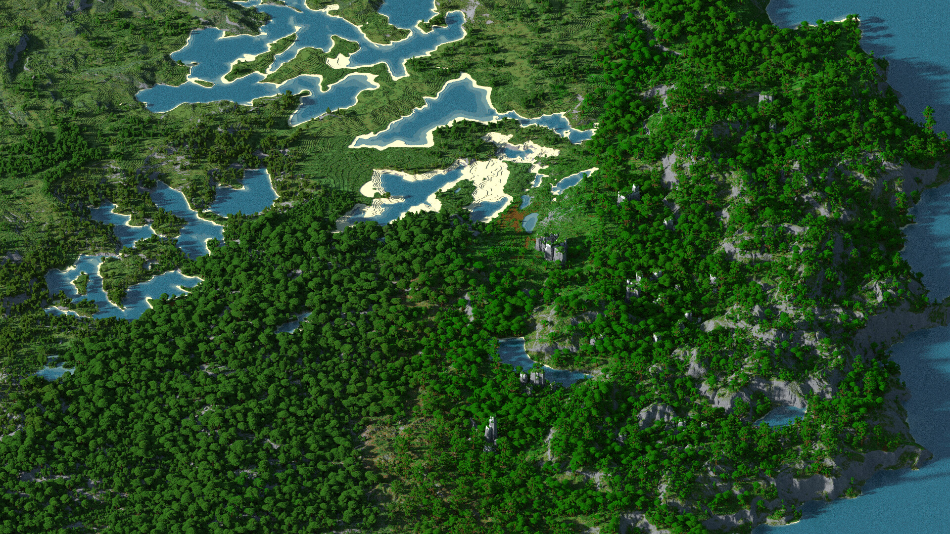 Zilva World - WorldPainter [10000x10000] Minecraft Map