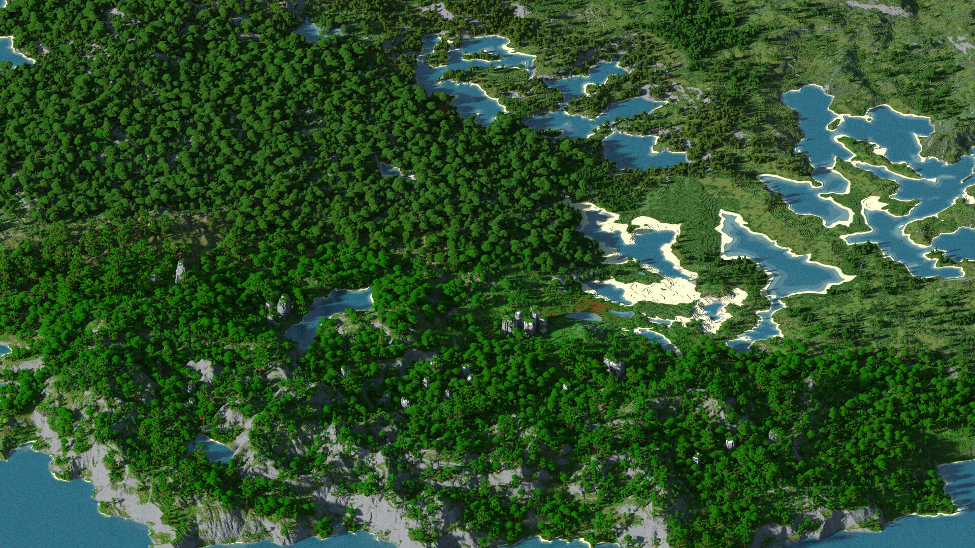 Zilva World - WorldPainter [10000x10000] Minecraft Map