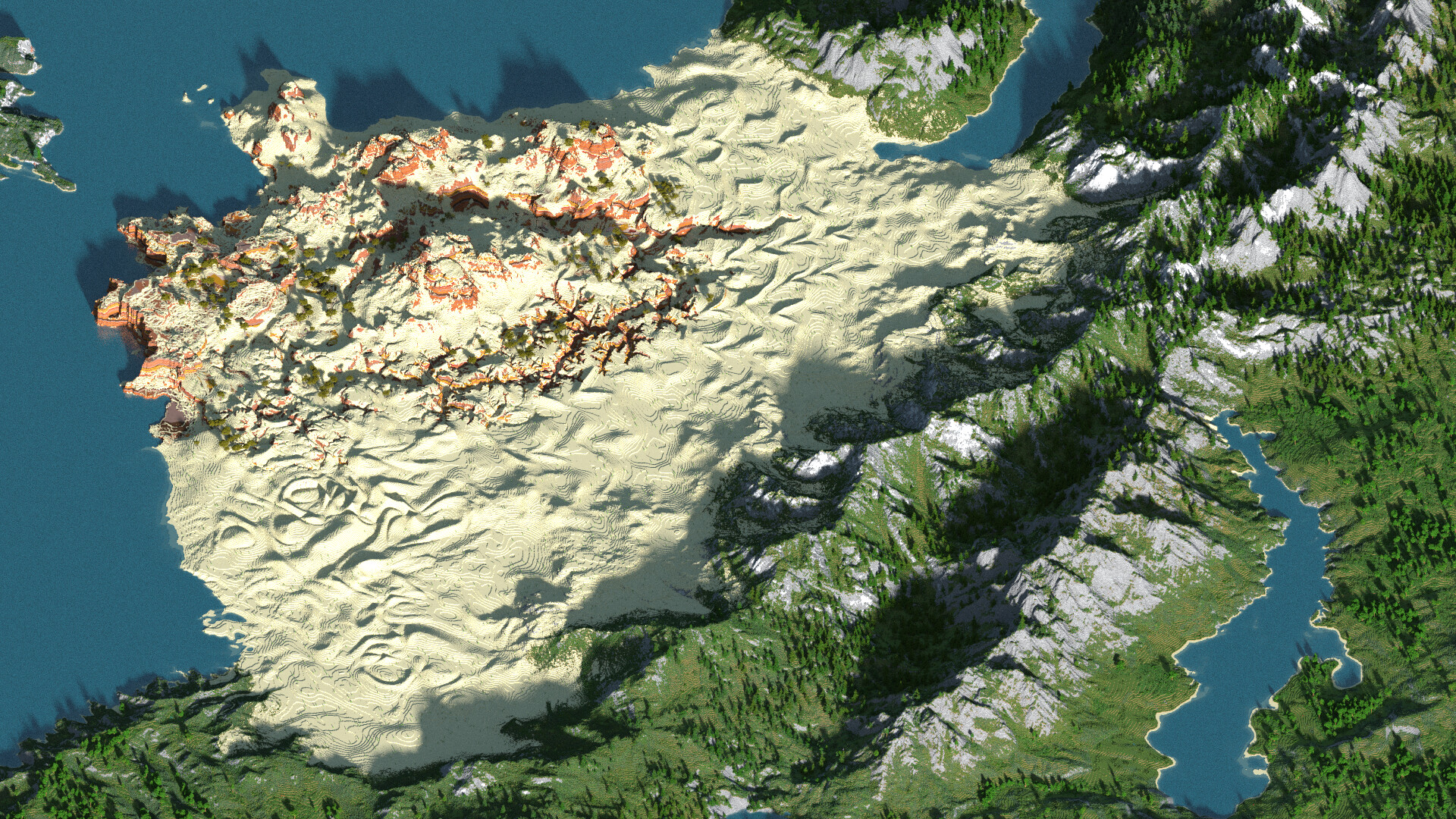 Zilva World - WorldPainter [10000x10000] Minecraft Map