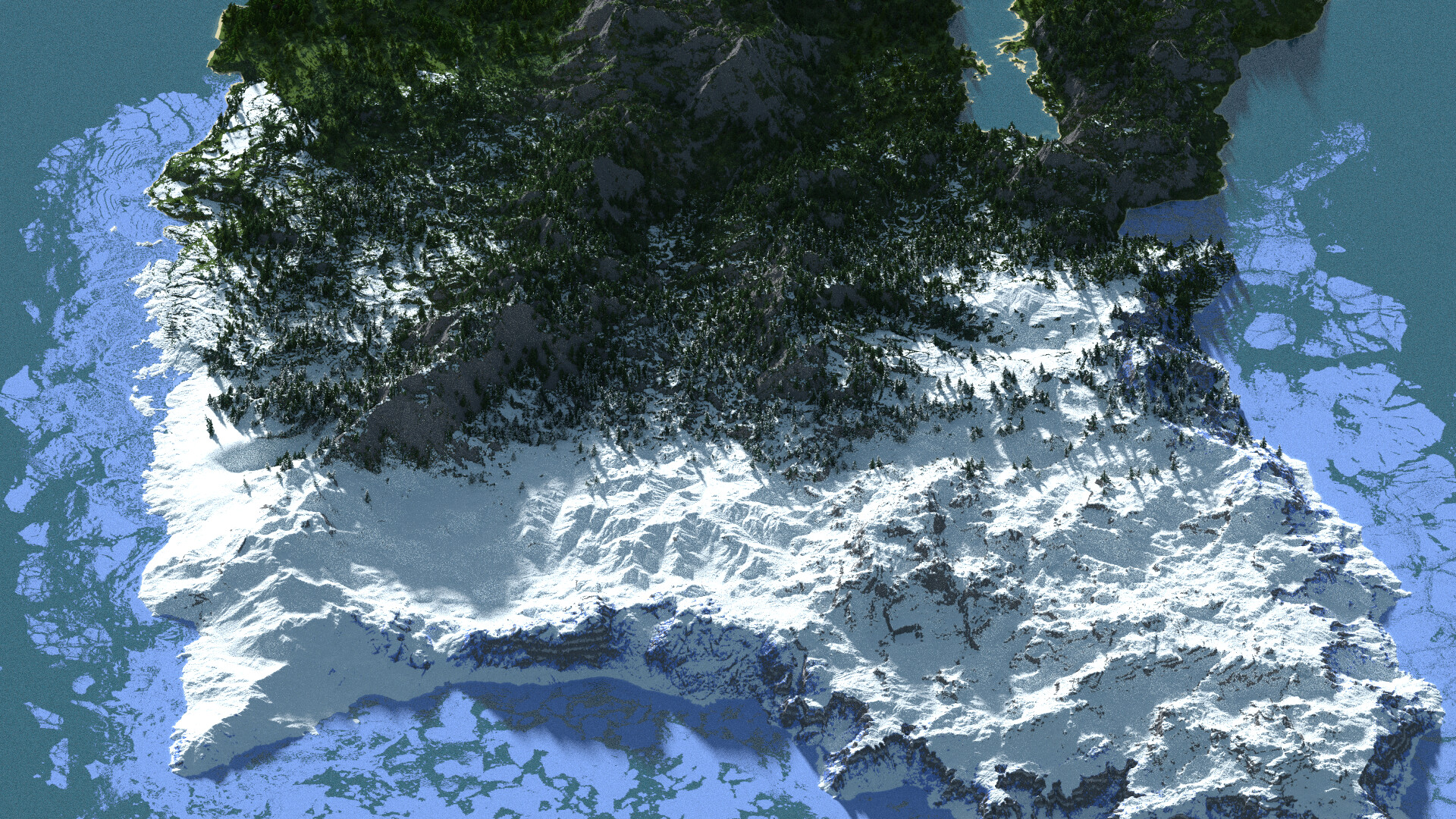 Zilva World - WorldPainter [10000x10000] Minecraft Map