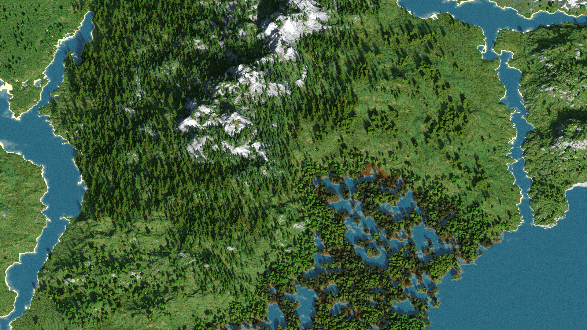 Zilva World - WorldPainter [10000x10000] Minecraft Map