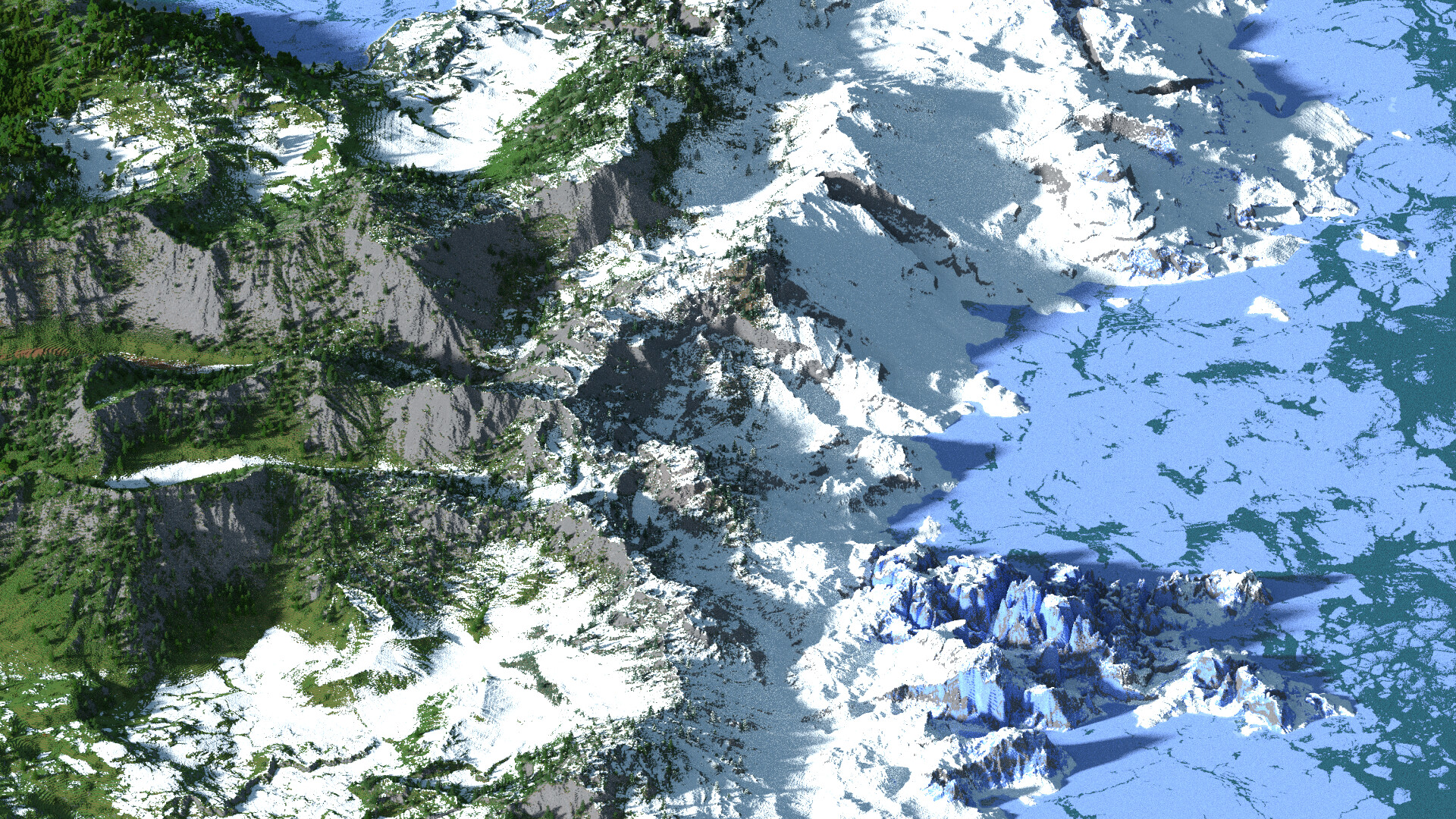 Zilva World - WorldPainter [10000x10000] Minecraft Map