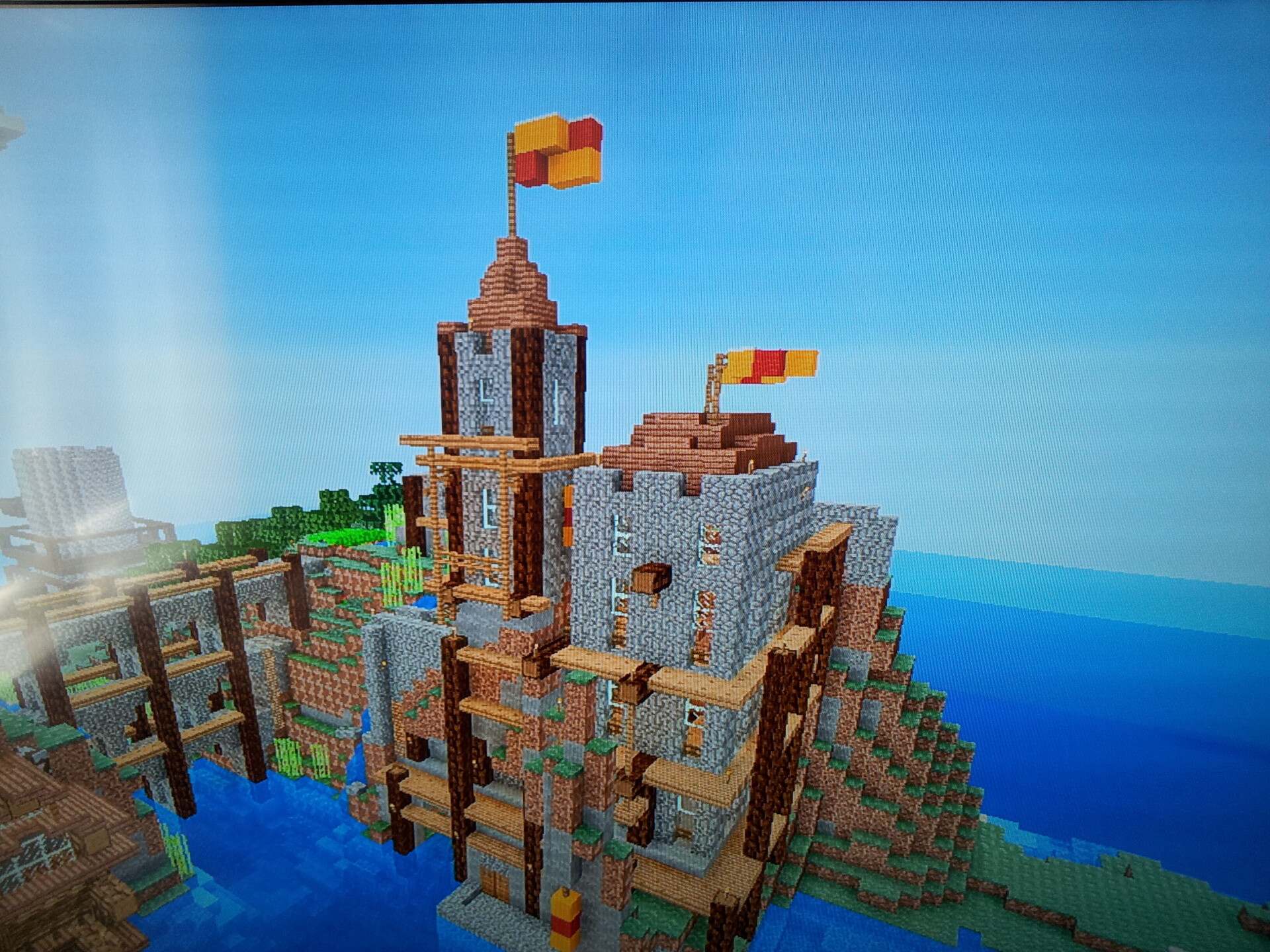 PS3 survival CASTLE KINGDOM world Minecraft Map