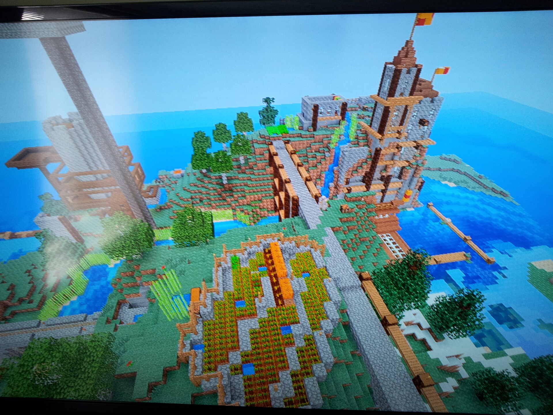 PS3 survival CASTLE KINGDOM world Minecraft Map