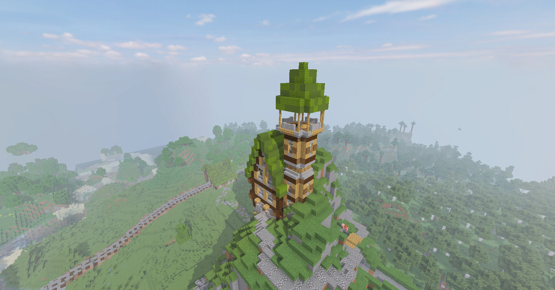 Hill Top House Minecraft Map