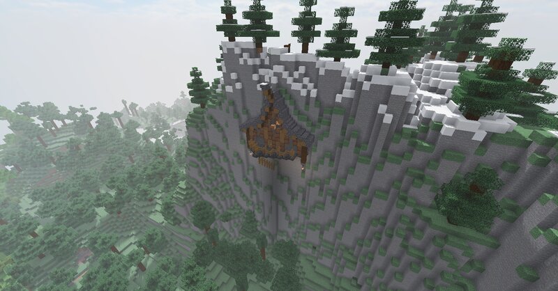 Hill Top House Minecraft Map