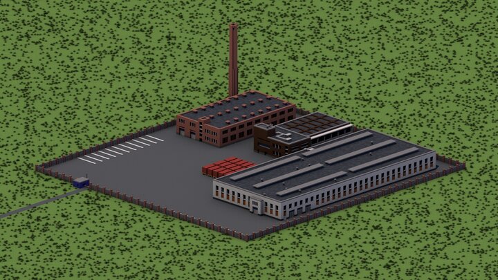 Glass factory Minecraft Map