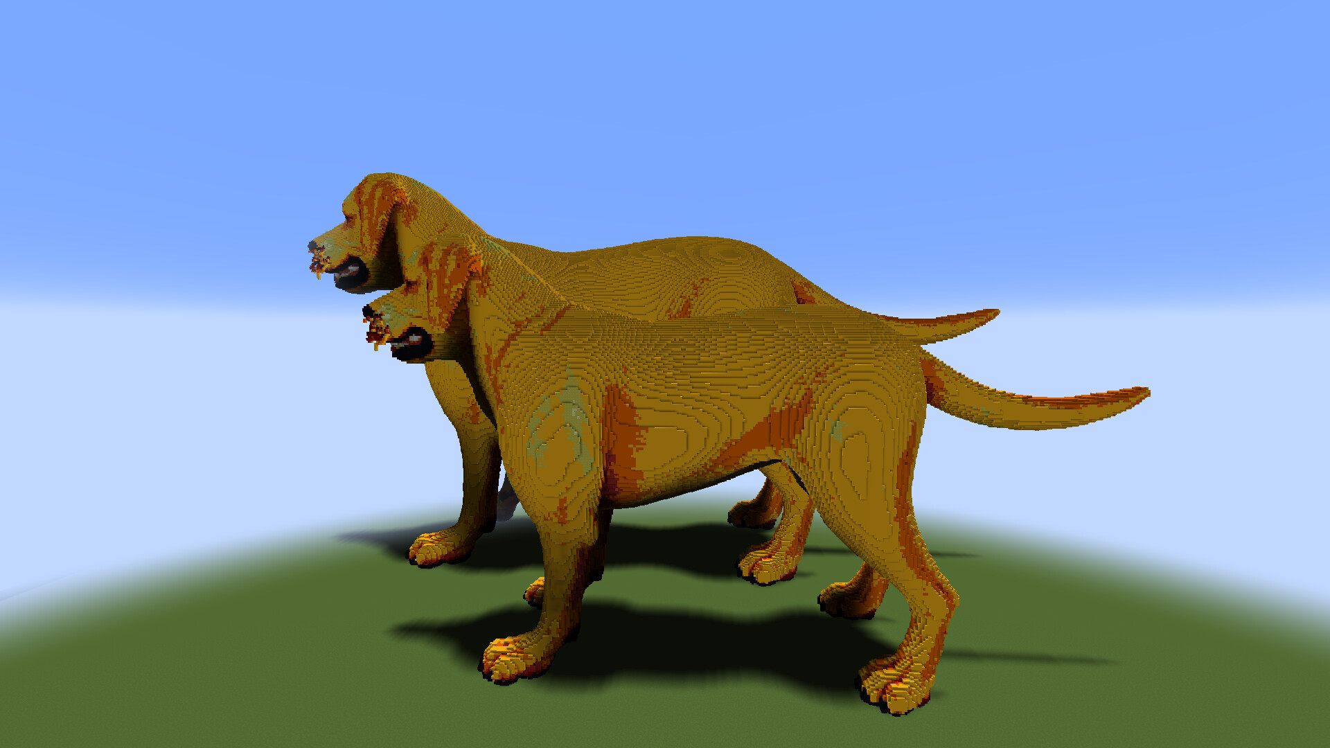 Labrador-Retriever Statue - four different sizes! Minecraft Map