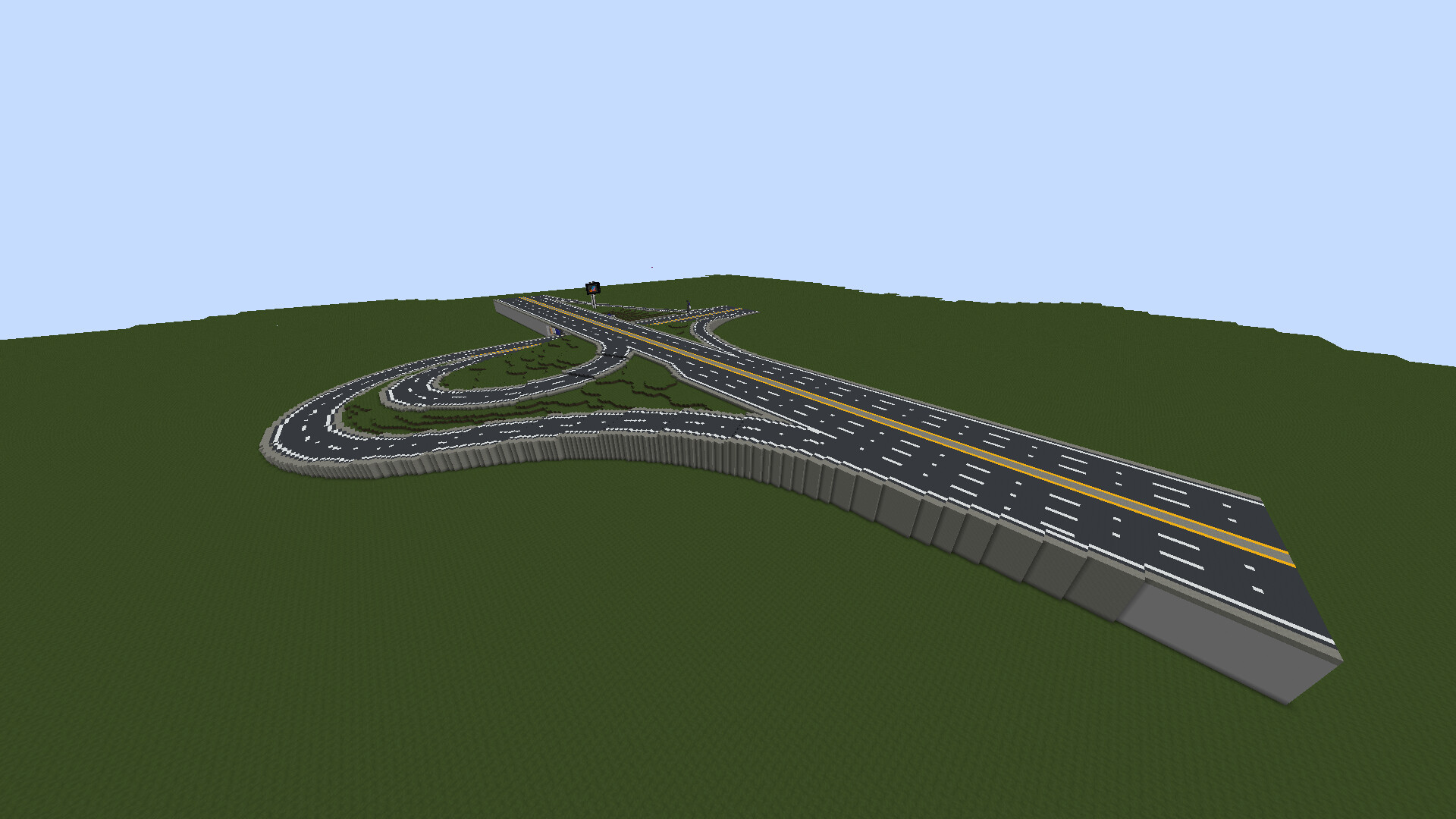 Roads, Intersection and Highways (Wecahop.com) Minecraft Map